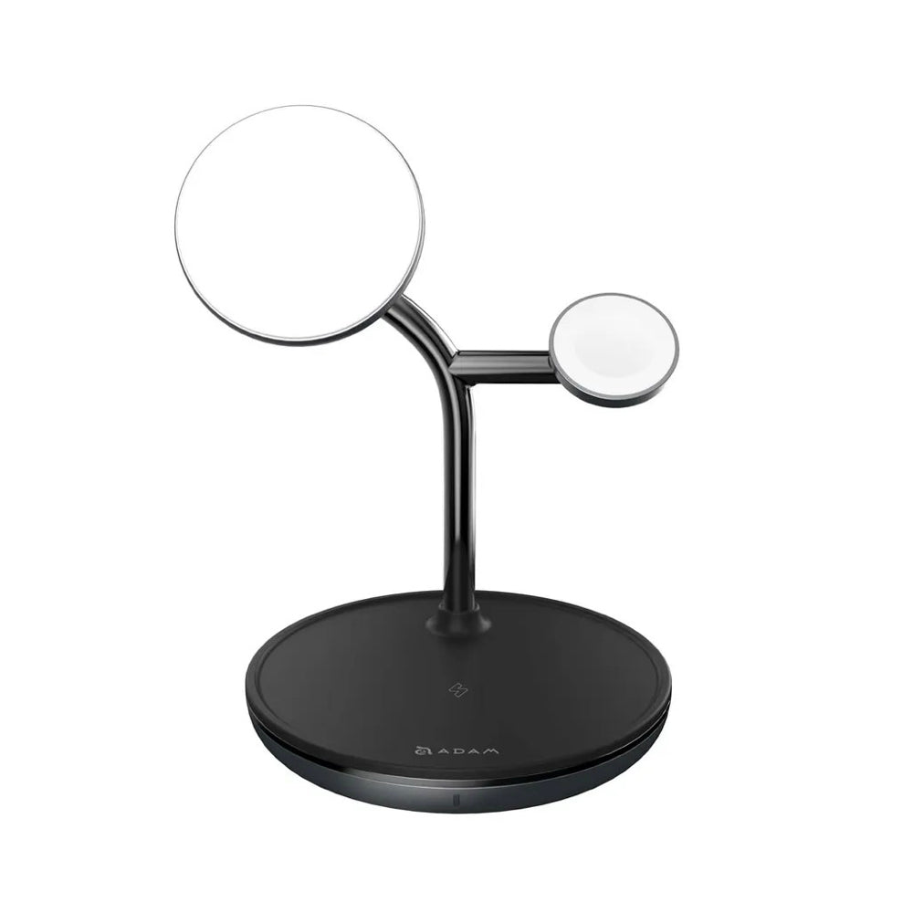 Adam Elements OMNIA M3+ Magnetic 3-in-1 Wireless Charging Station - Bl