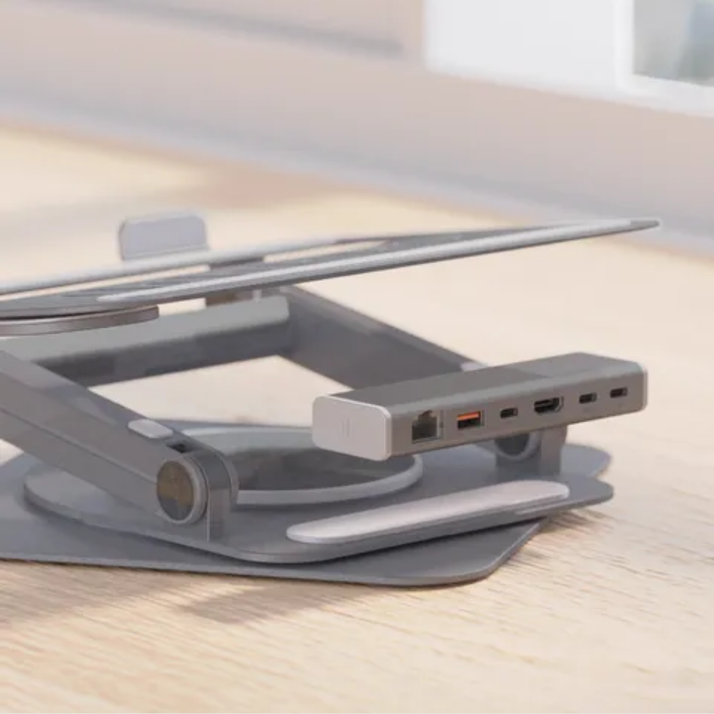 Adam Elements CASA Hub Stand Ultra USB-C Magnetic Hub Stand - Space Grey